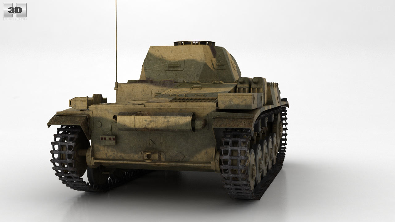 360 view of Panzer II 3D model - 3DModels store