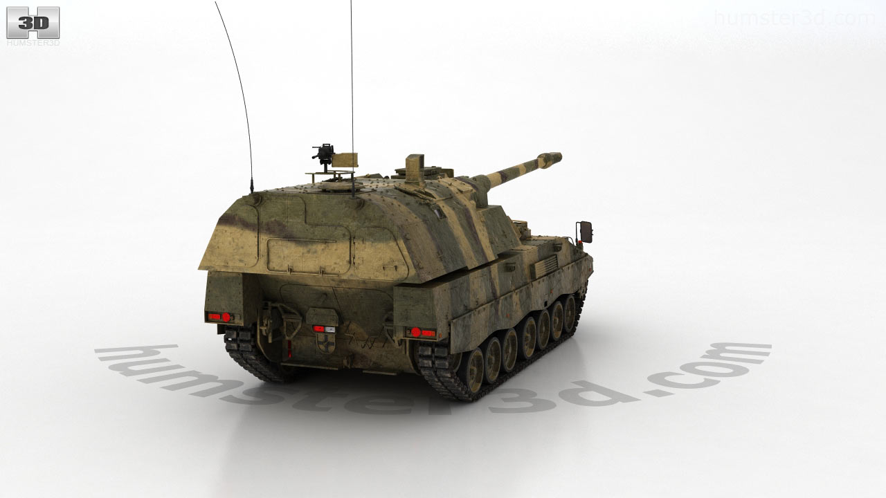 360 view of Panzerhaubitze 2000 3D model - 3DModels store