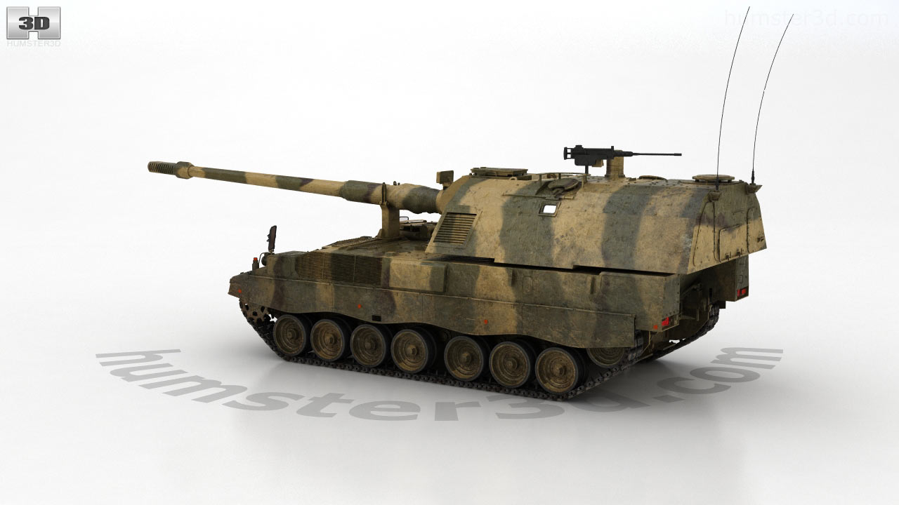 360 view of Panzerhaubitze 2000 3D model - 3DModels store