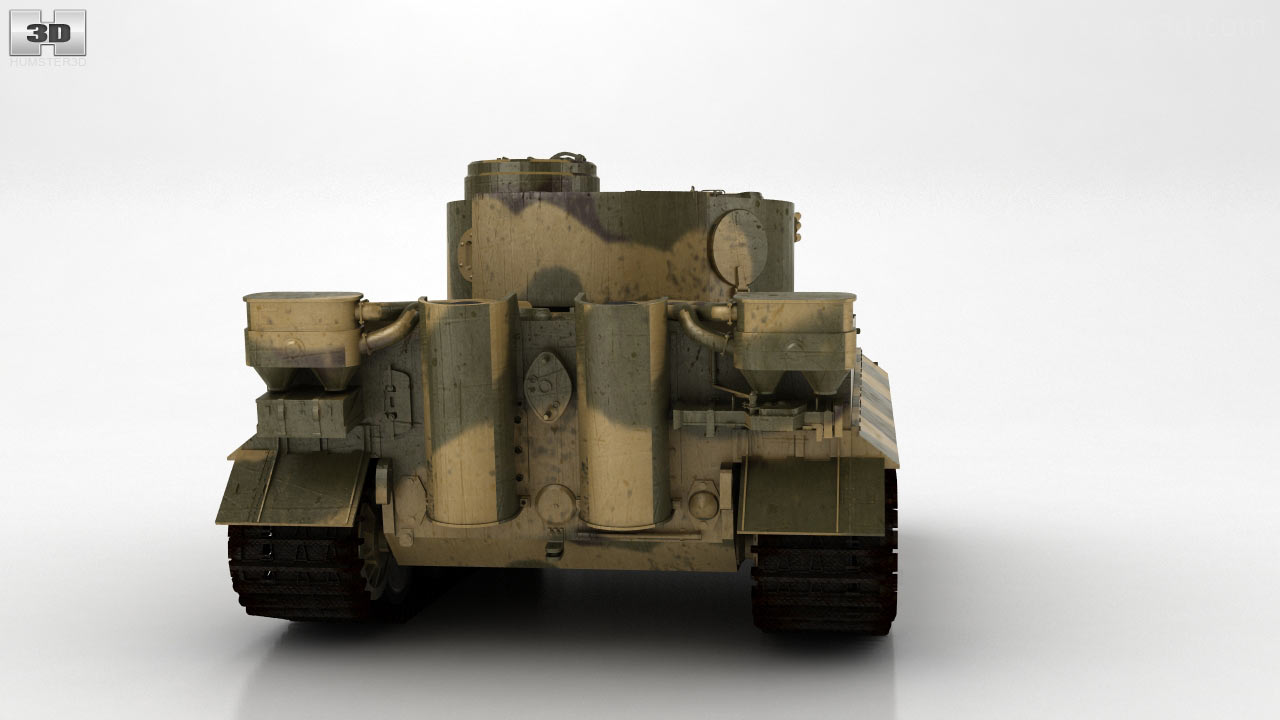 360 view of Tiger I 3D model - 3DModels store