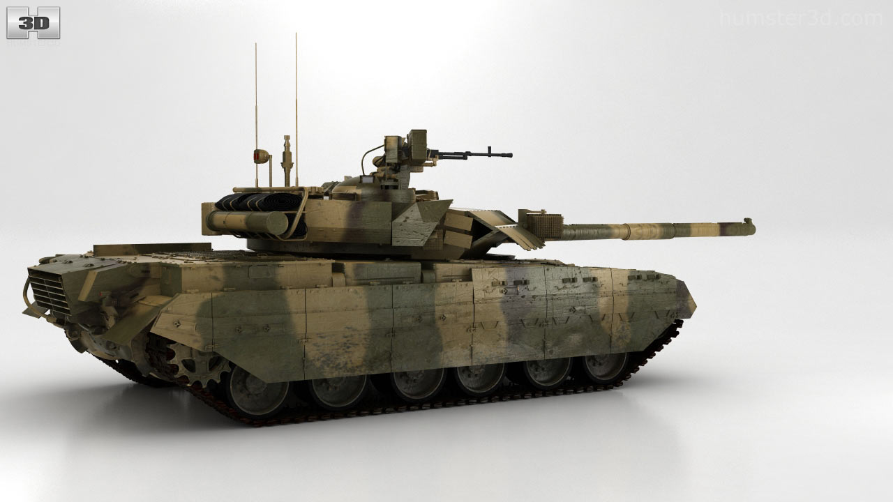 360 view of T-84U Oplot 3D model - 3DModels store