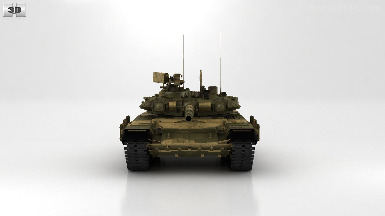 360 view of T-90 3D model - 3DModels store