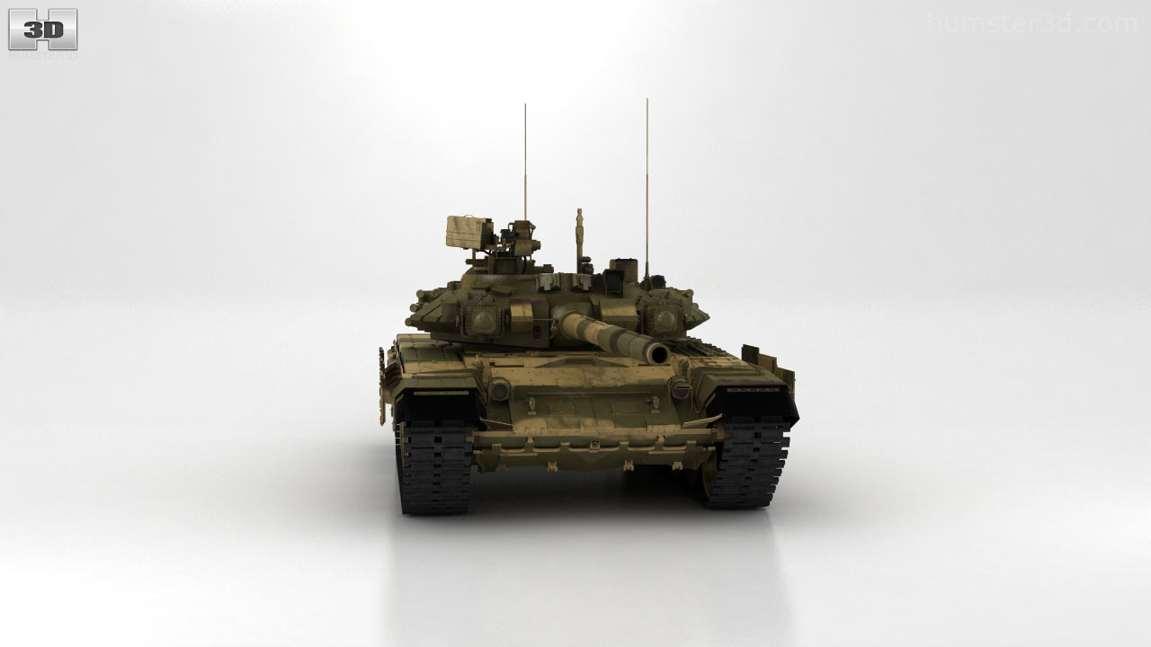 360 view of T-90 3D model - 3DModels store