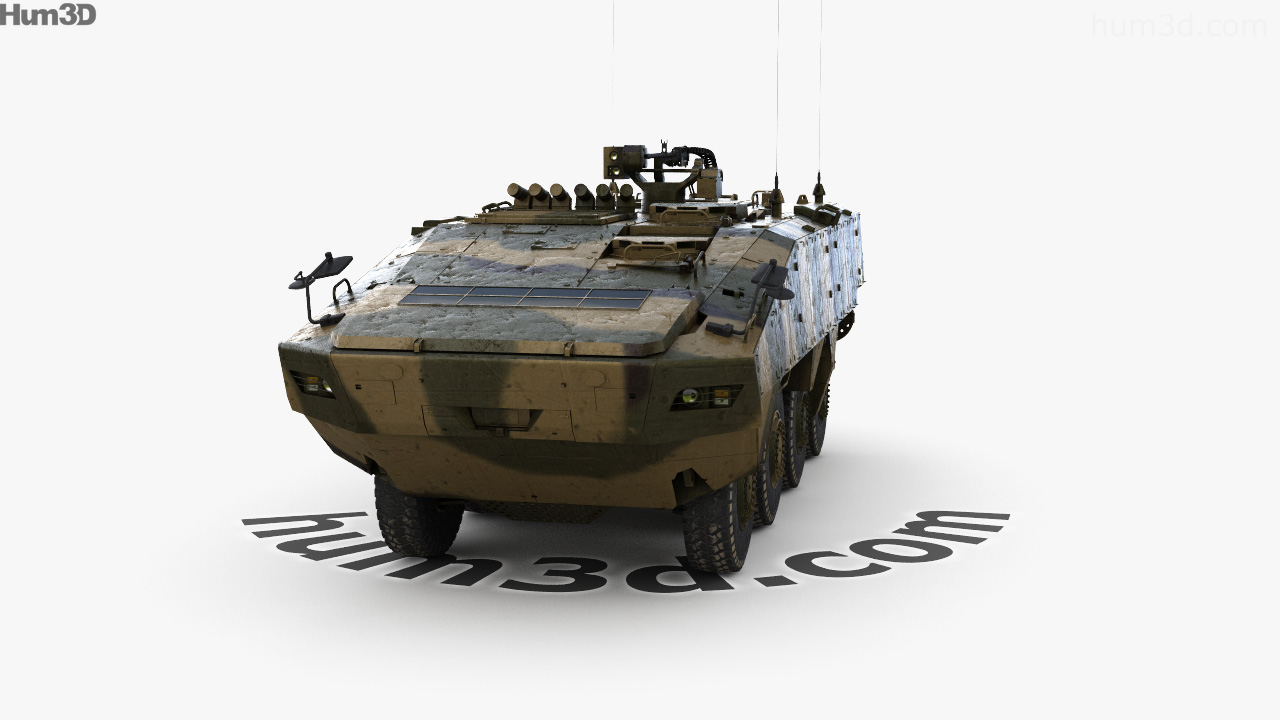 360 view of Terrex ICV 3D model - 3DModels store