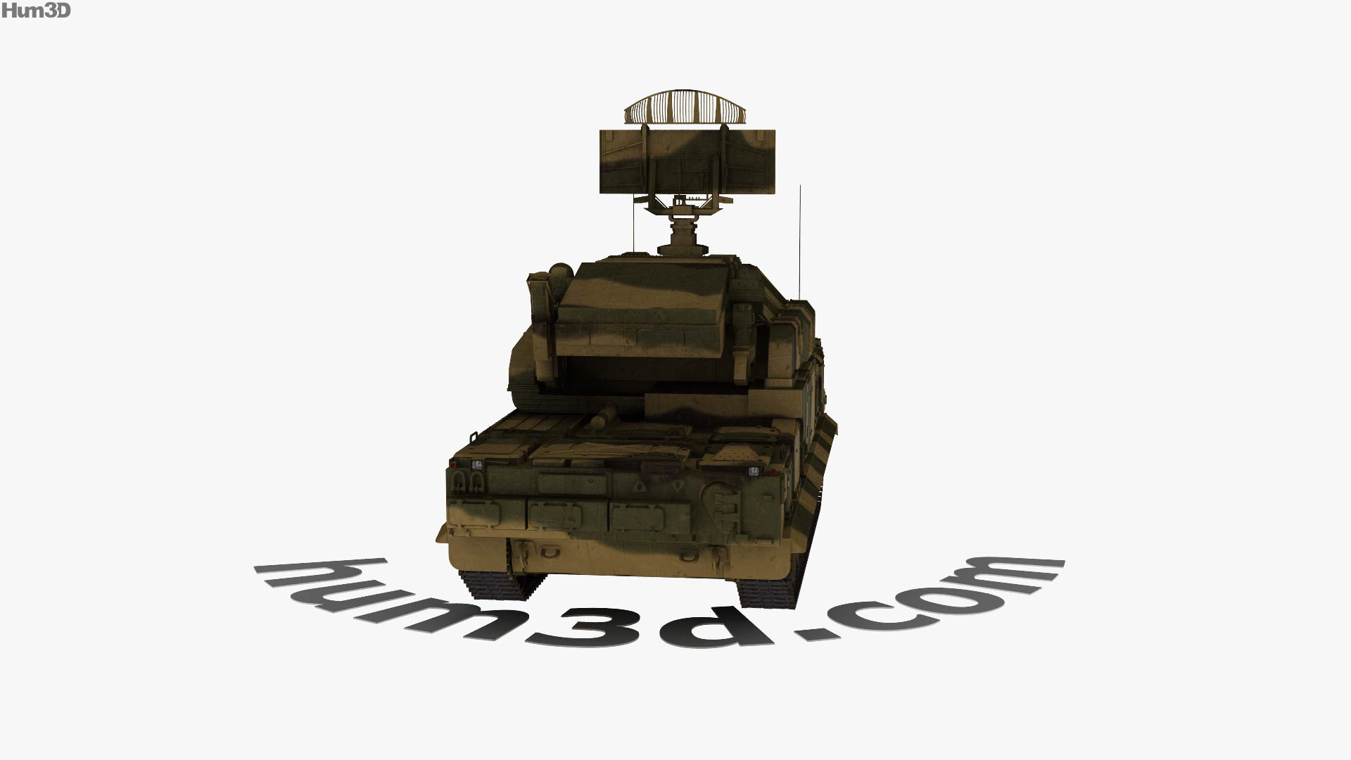 360 view of Tor missile system 3D model - 3DModels store