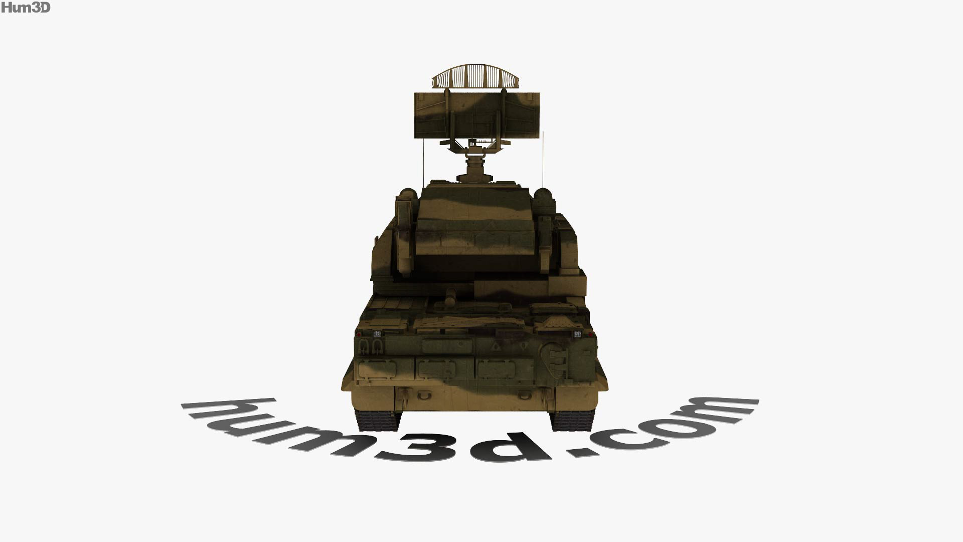 360 view of Tor missile system 3D model - 3DModels store