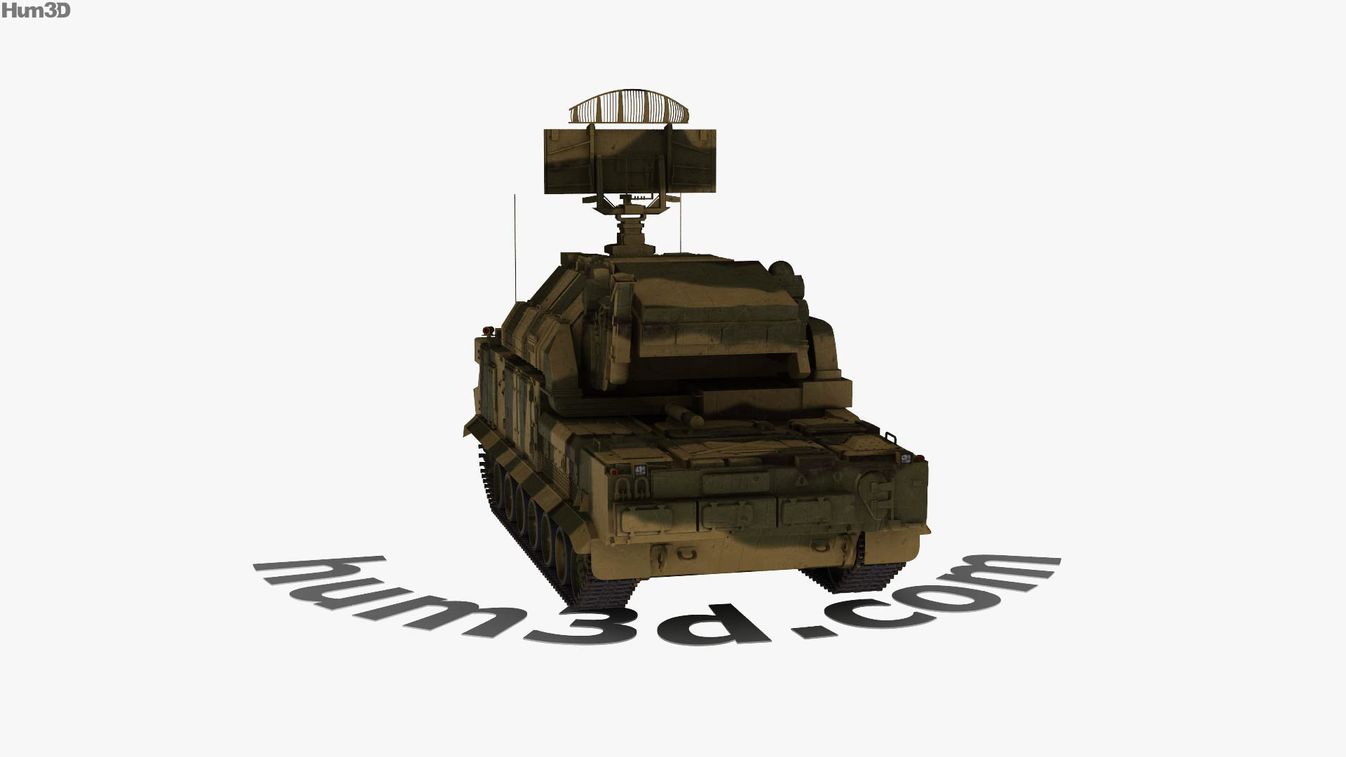 360 view of Tor missile system 3D model - 3DModels store