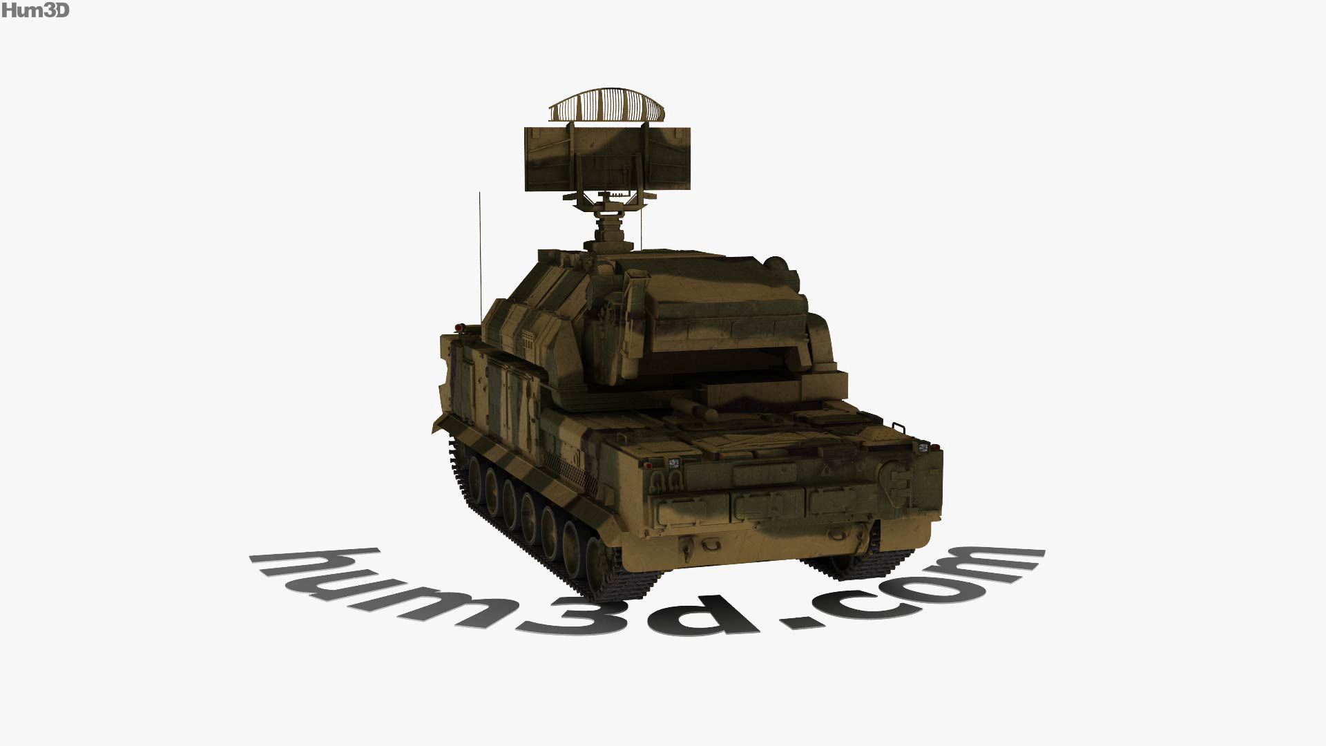 360 view of Tor missile system 3D model - 3DModels store