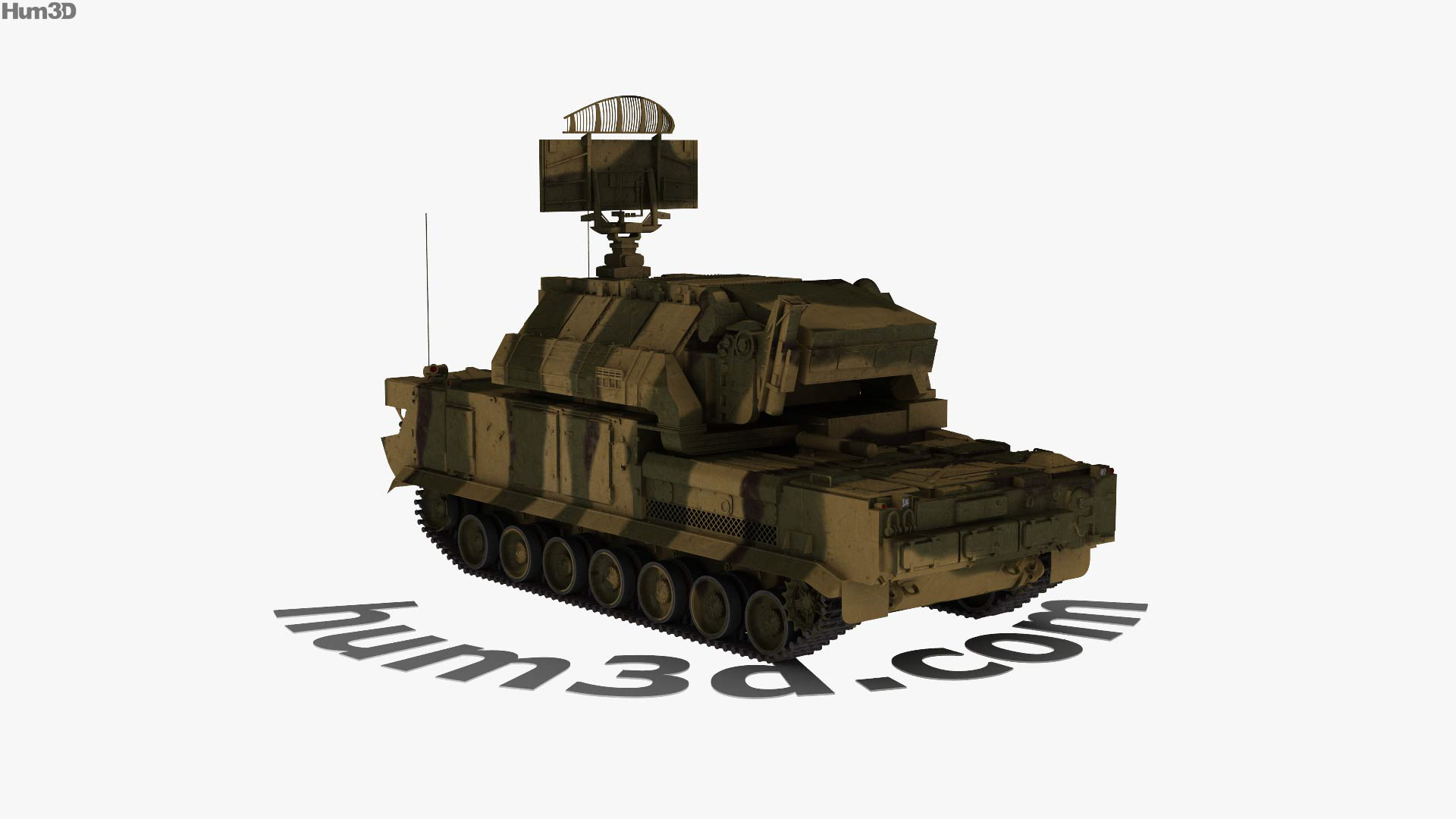 360 view of Tor missile system 3D model - 3DModels store