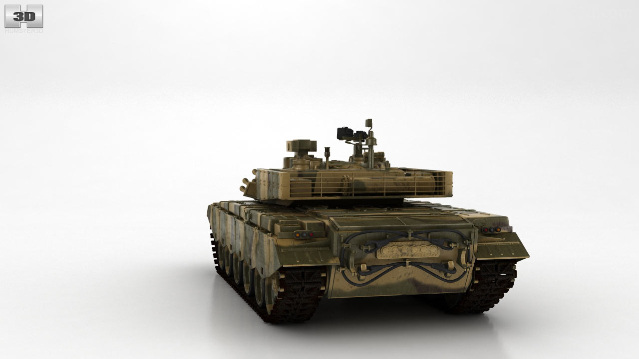 360 view of Type 99 Tank 3D model - 3DModels store