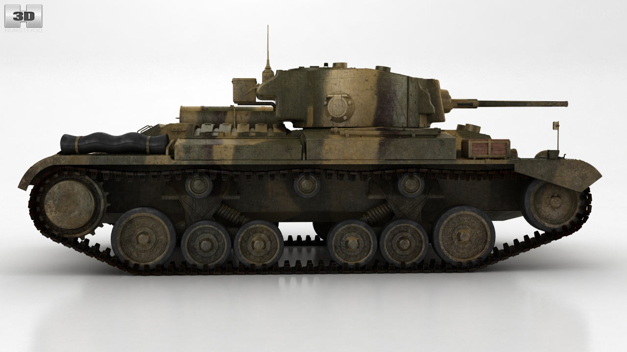 360 view of Valentine Infantry Tank Mk III 3D model - 3DModels store