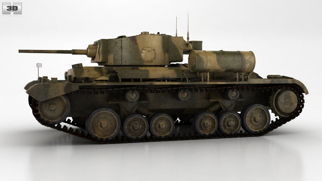 360 view of Valentine Infantry Tank Mk III 3D model - 3DModels store