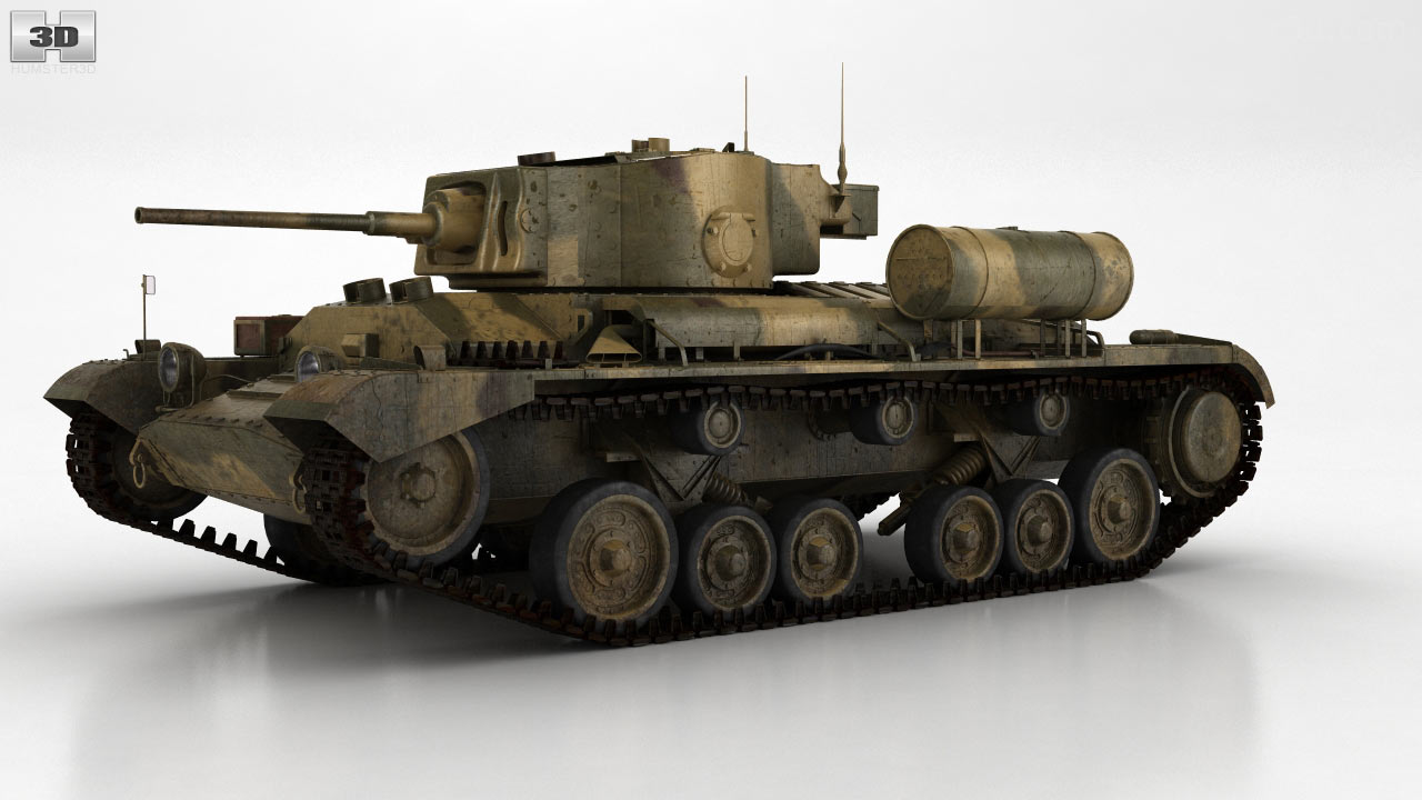 360 view of Valentine Infantry Tank Mk III 3D model - 3DModels store