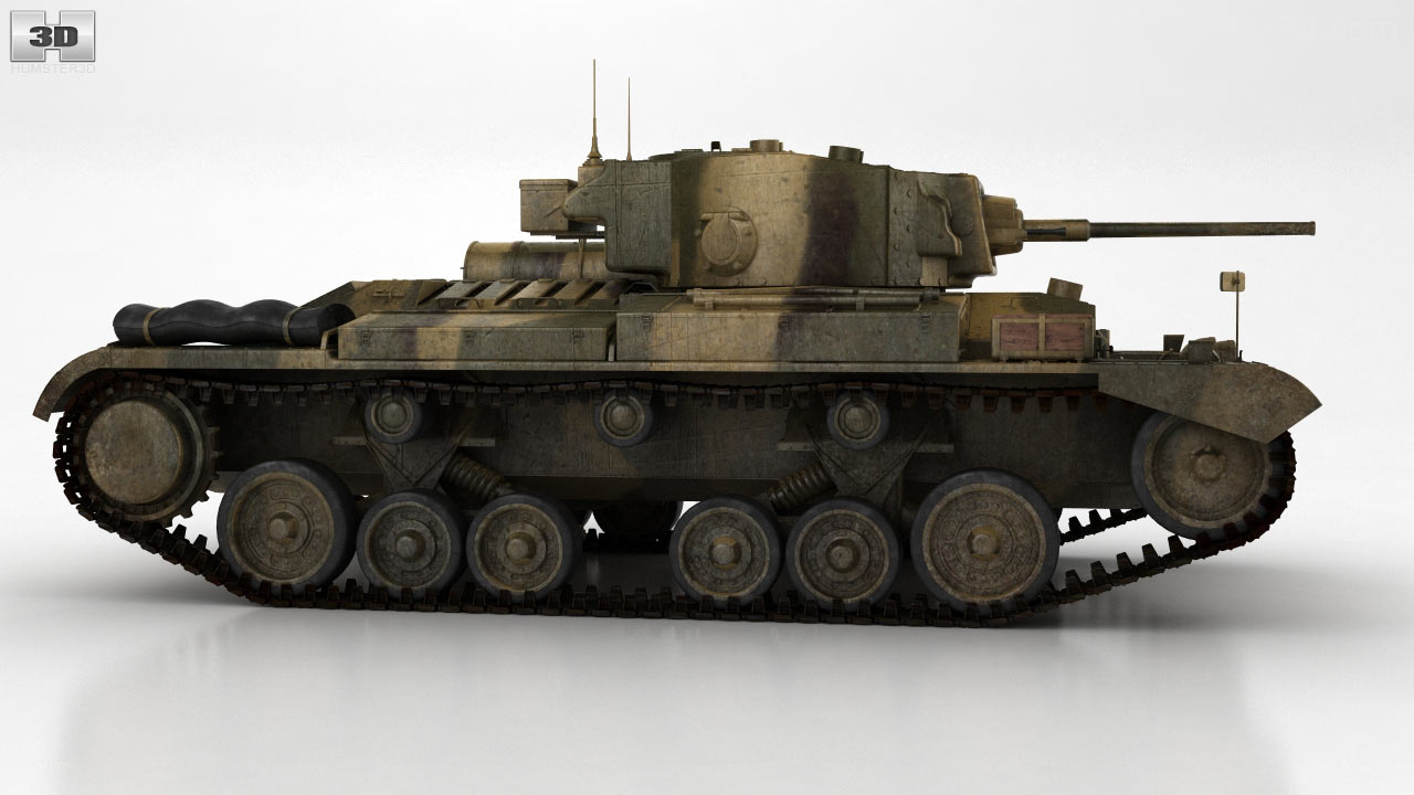 360 view of Valentine Infantry Tank Mk III 3D model - 3DModels store
