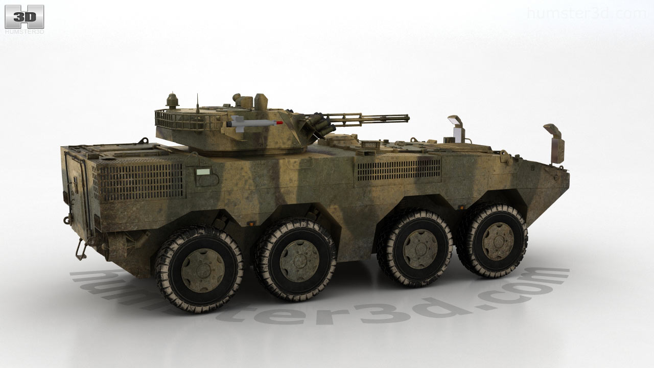 360 view of ZBL-09 IFV 3D model - 3DModels store