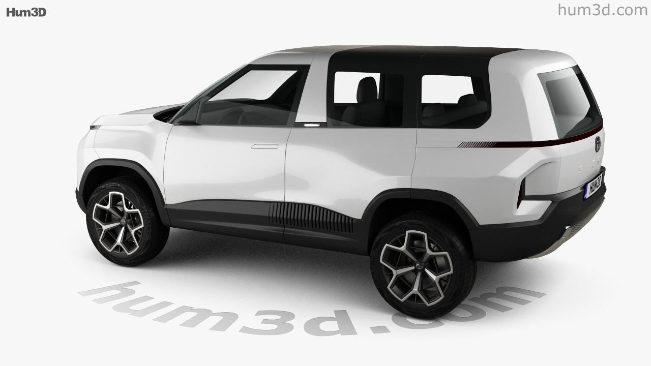360 view of Tata Sierra 2024 3D model - 3DModels store