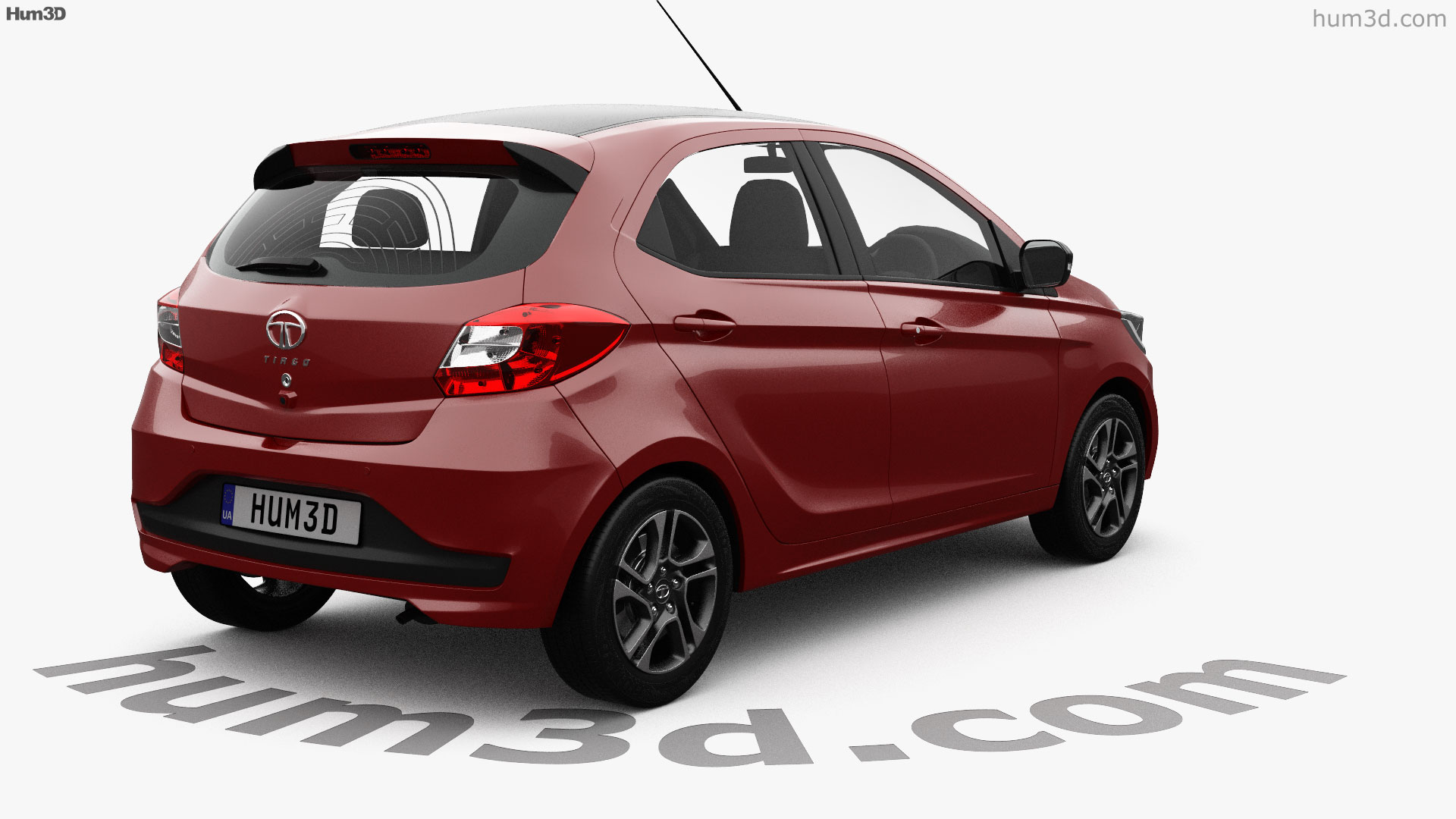 360 view of Tata Tiago 2023 3D model - 3DModels store