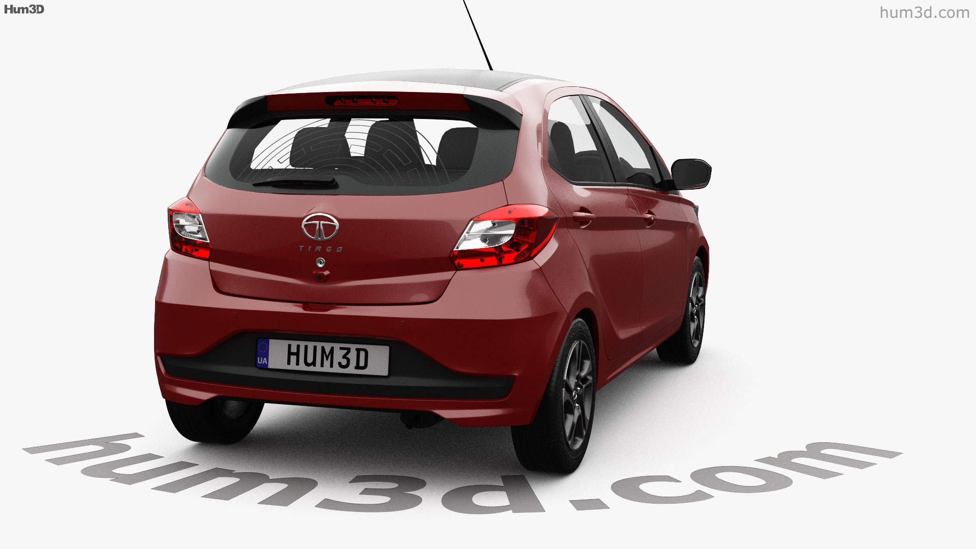 360 view of Tata Tiago 2023 3D model - 3DModels store