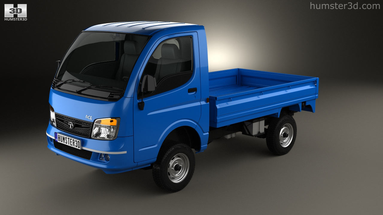 360 view of Tata Ace EX 2015 3D model - 3DModels store