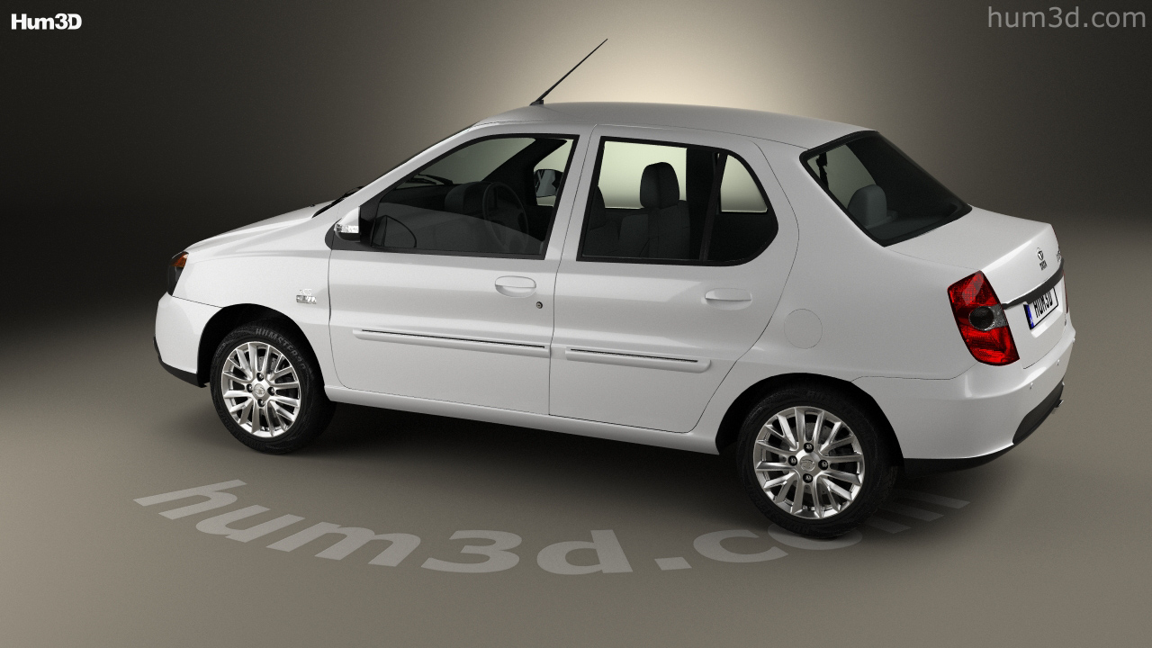 360 view of Tata Indigo 2017 3D model - 3DModels store