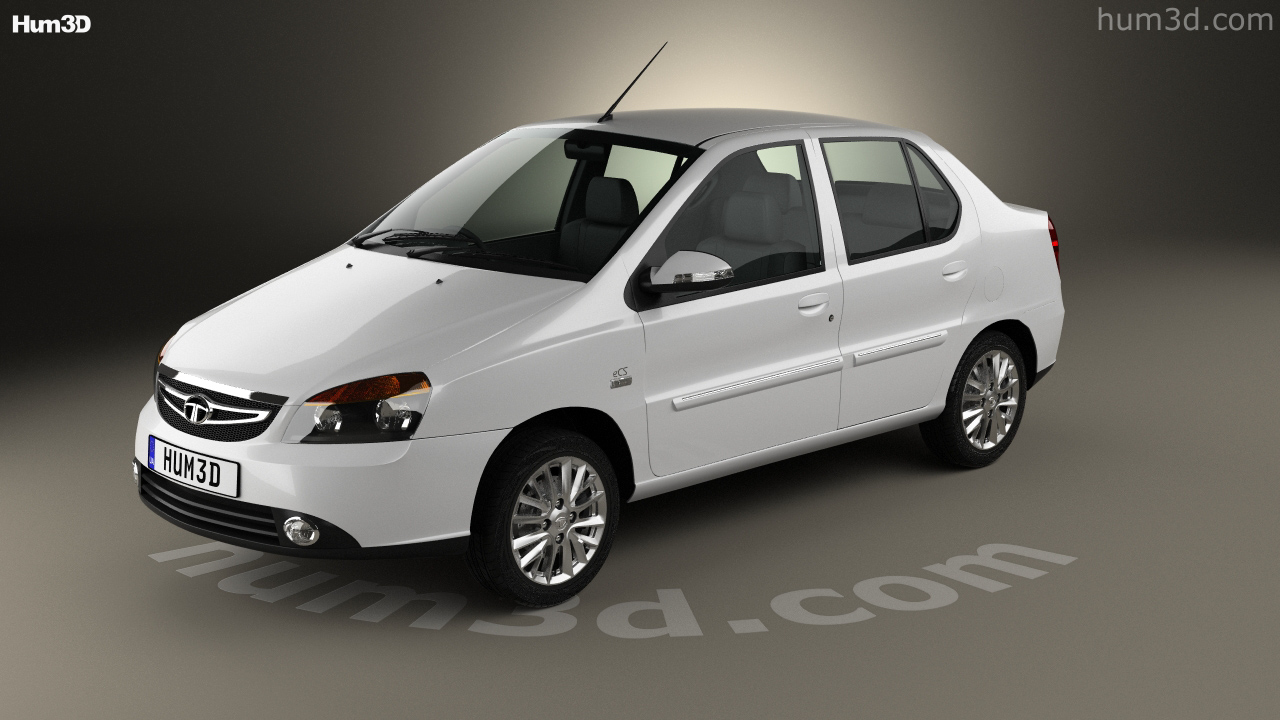 360 view of Tata Indigo 2017 3D model - 3DModels store