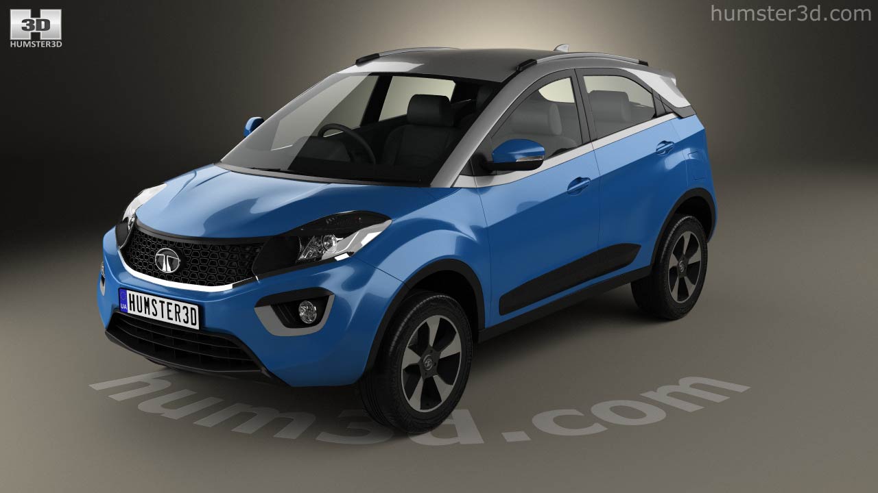 360 view of Tata Nexon 2019 3D model - 3DModels store