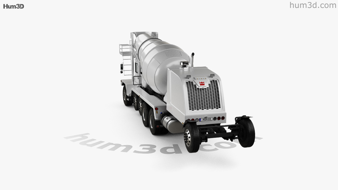 360 view of Terex FDB 6000 Mixer Truck 2022 3D model - 3DModels store