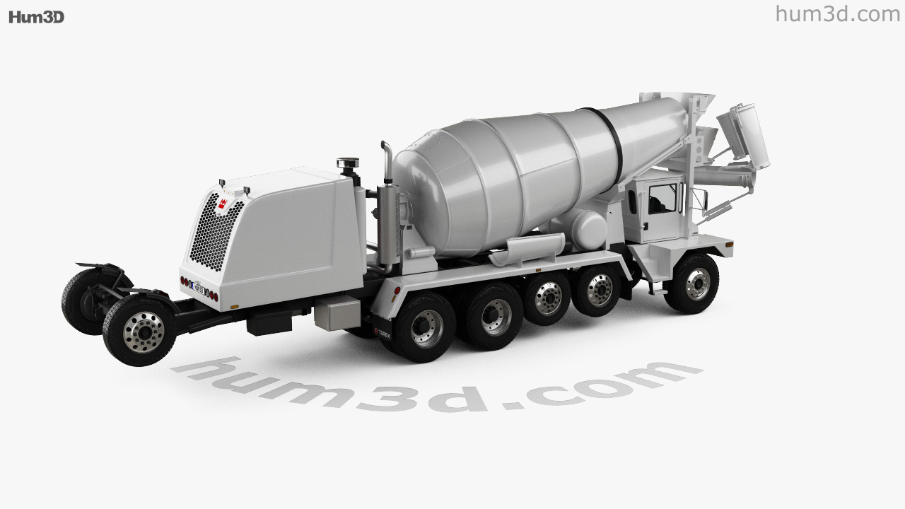 360 view of Terex FDB 6000 Mixer Truck 2022 3D model - 3DModels store