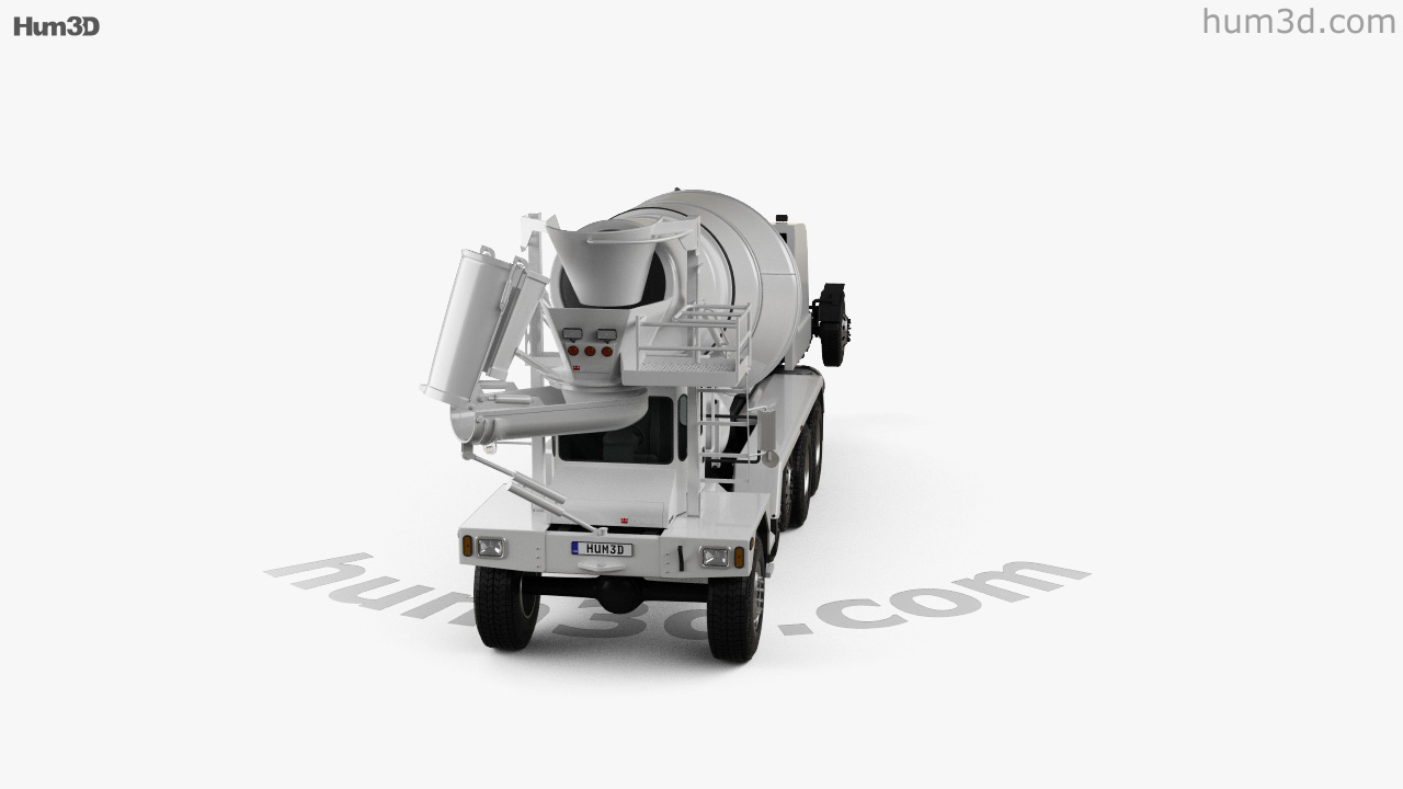 360 view of Terex FDB 6000 Mixer Truck 2022 3D model - 3DModels store