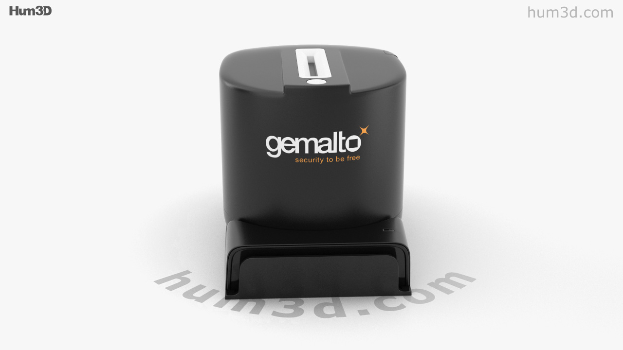 360 view of Thales Gemalto CR5400 ID Card Reader 3D model - 3DModels store