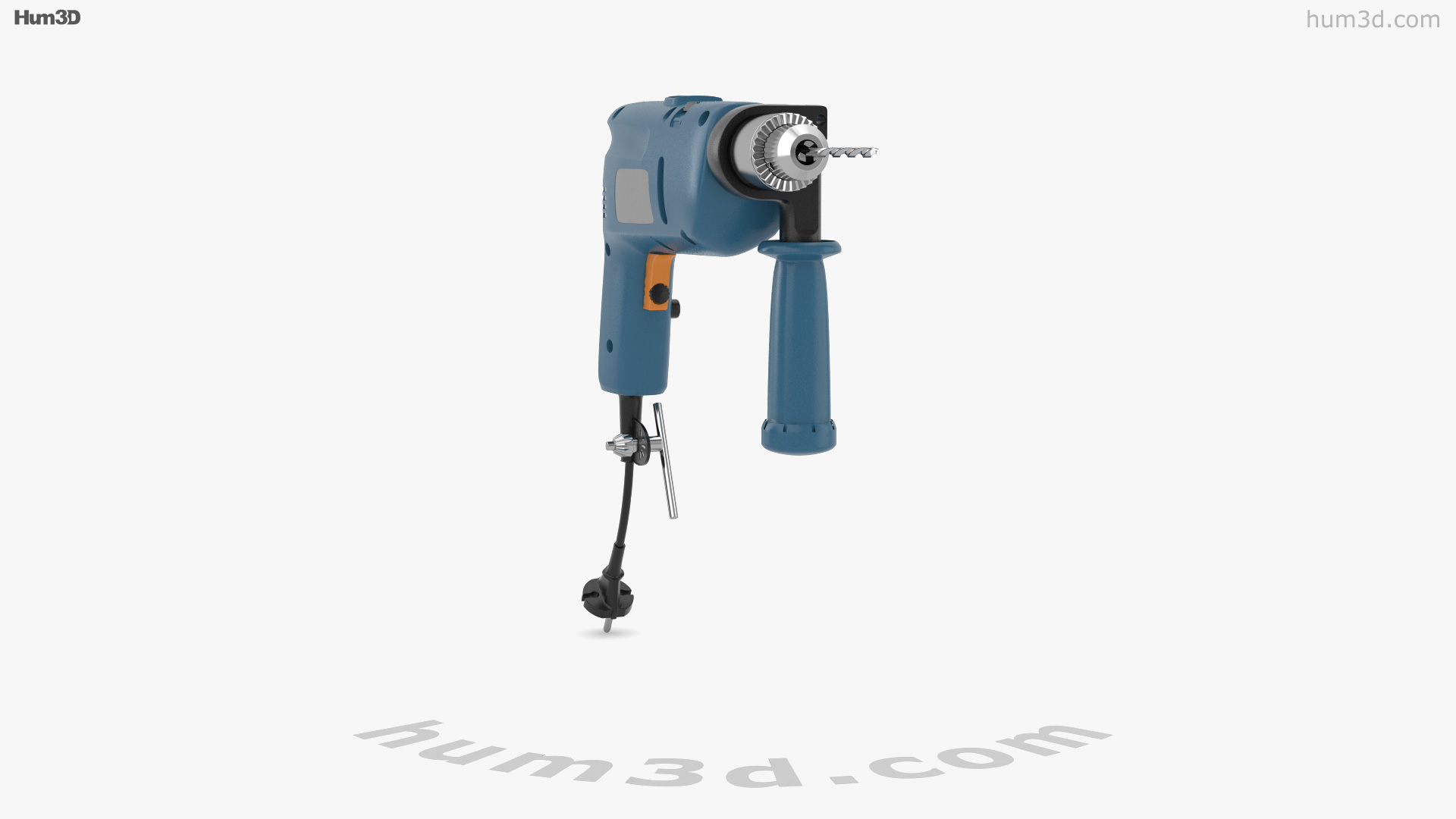 360 view of Drill 3D model - 3DModels store