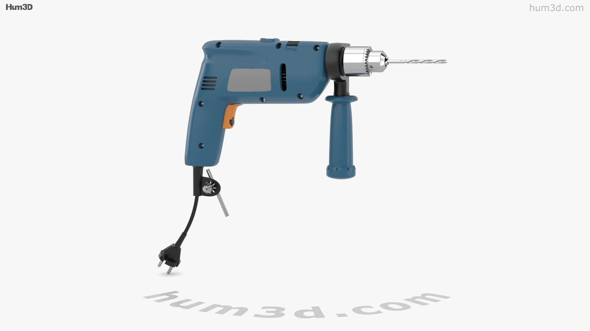 360 view of Drill 3D model - 3DModels store