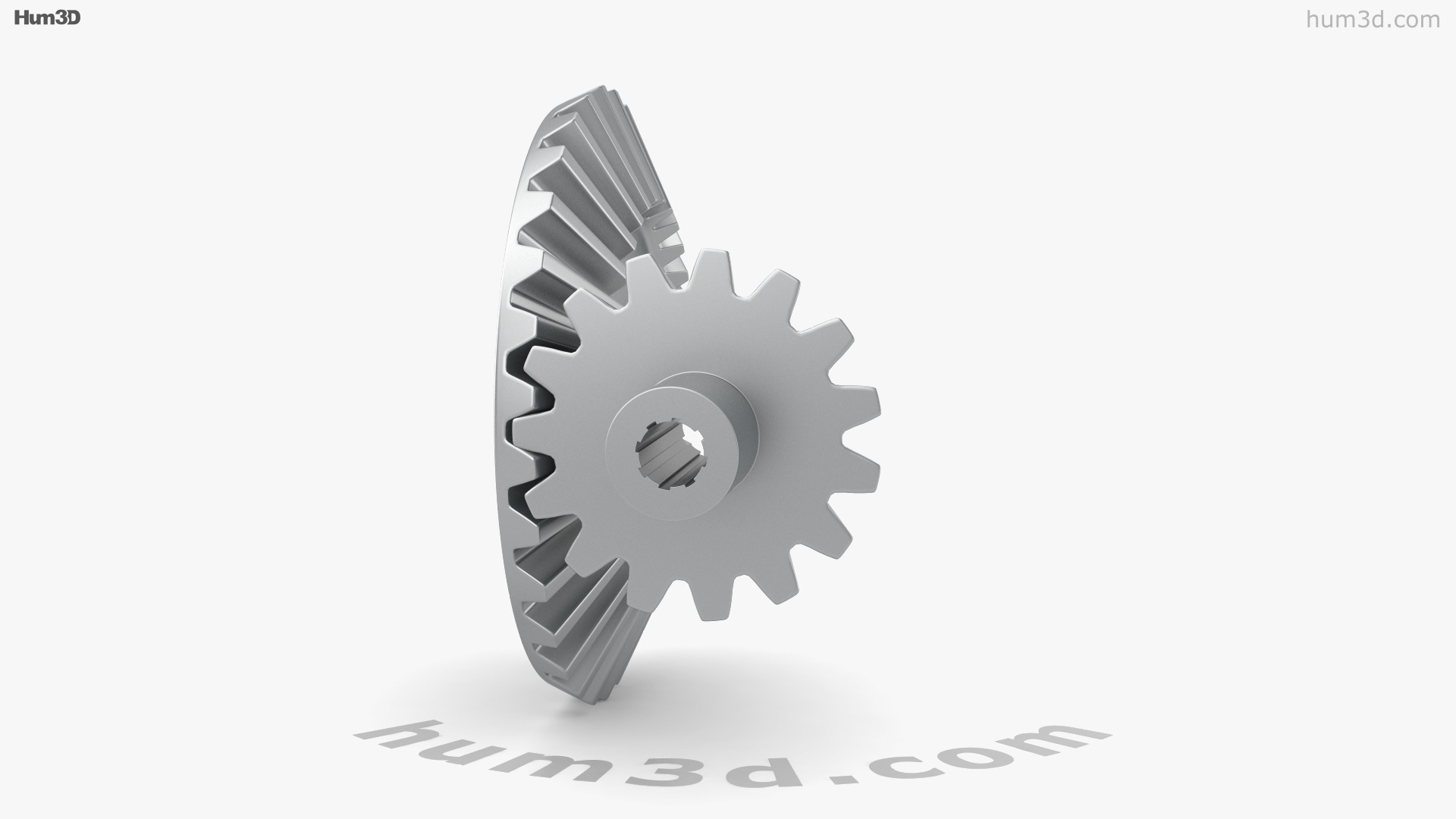 360 view of Bevel Gear 3D model - 3DModels store