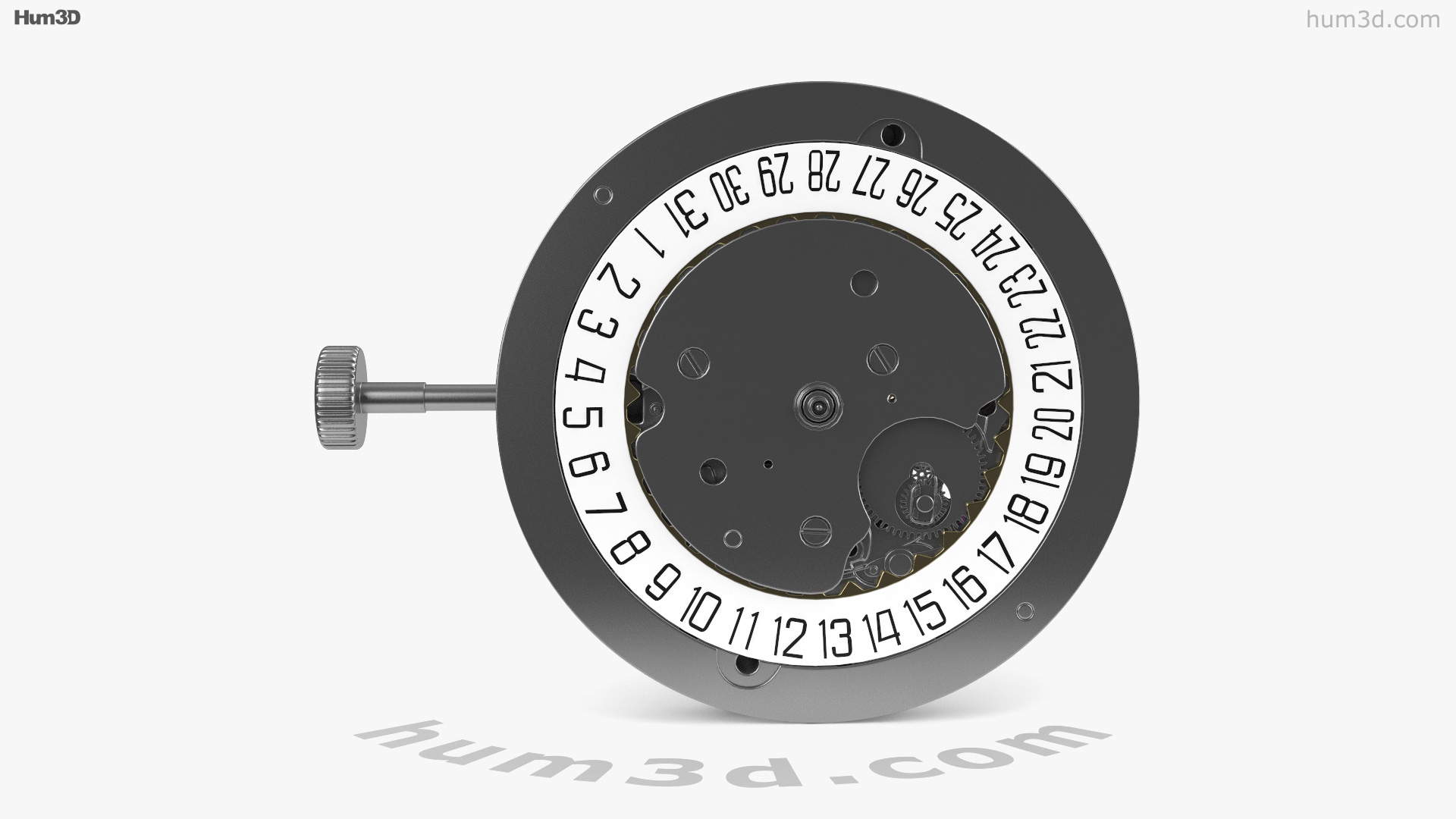 360 view of Watch Mechanism 3D model - 3DModels store