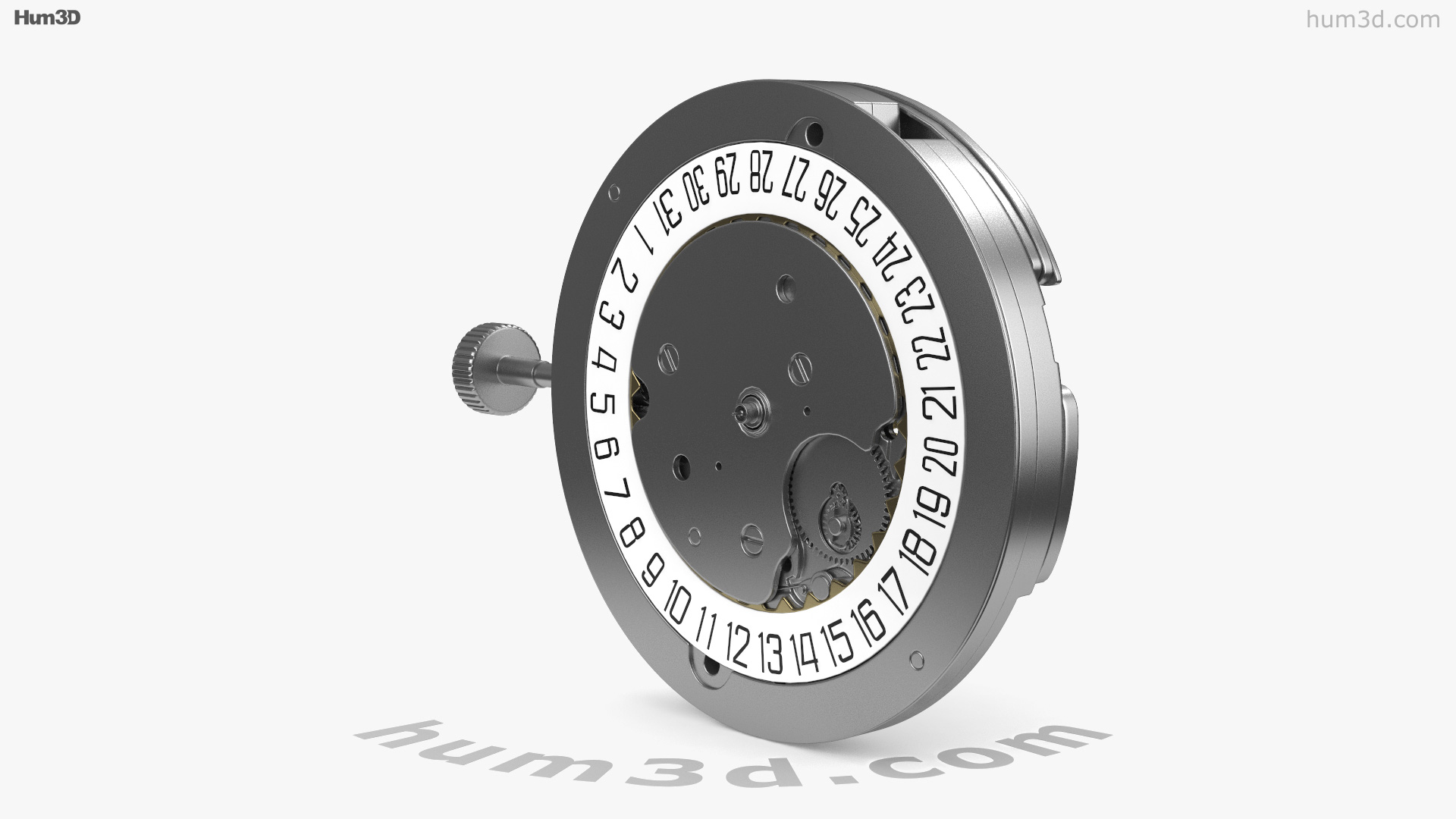 360 view of Watch Mechanism 3D model - 3DModels store