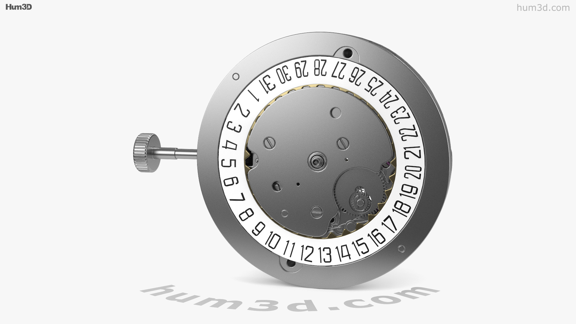 360 view of Watch Mechanism 3D model - 3DModels store