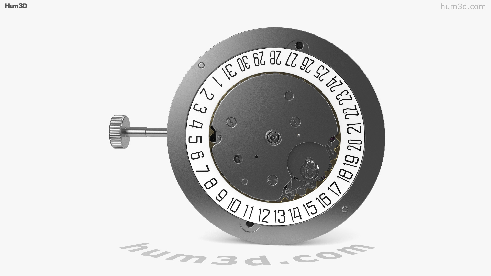 360 view of Watch Mechanism 3D model - 3DModels store