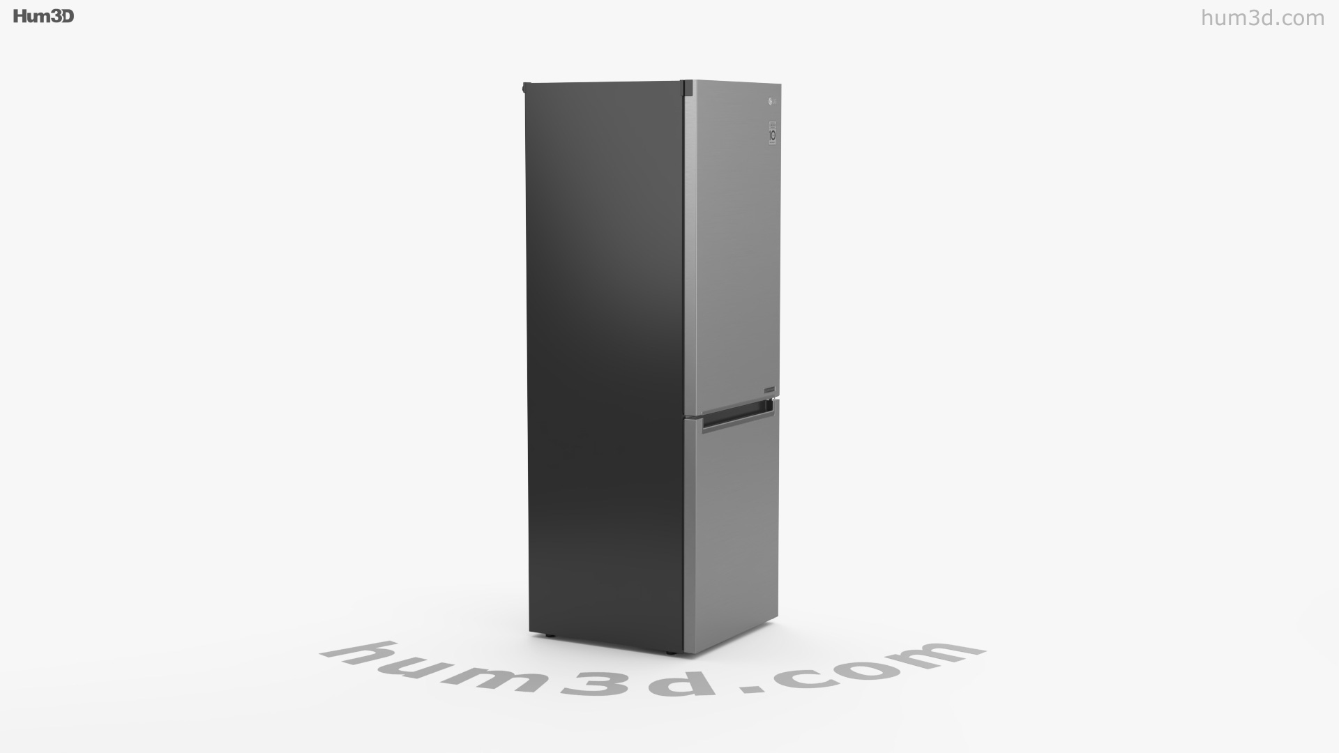 360 view of LG Refrigerator 3D model - 3DModels store