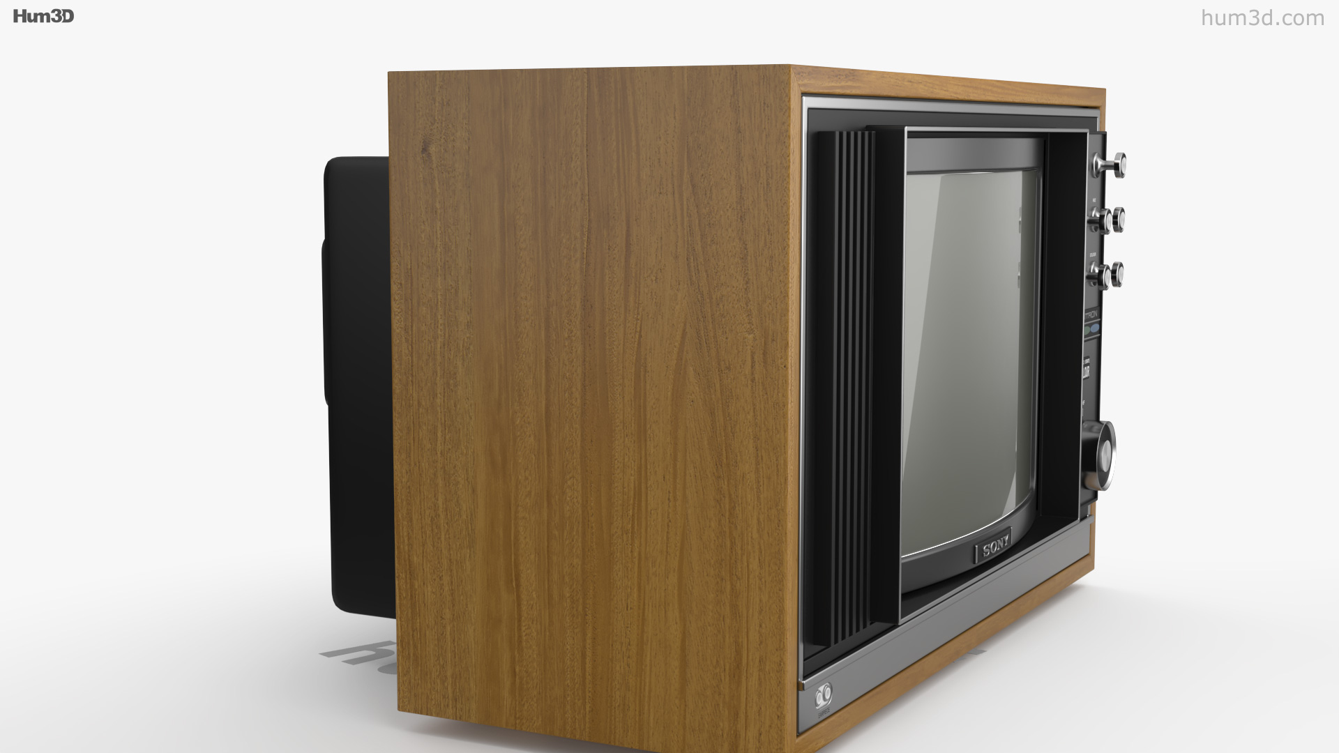 360 view of Sony Trinitron 1970 Television 3D model - 3DModels store