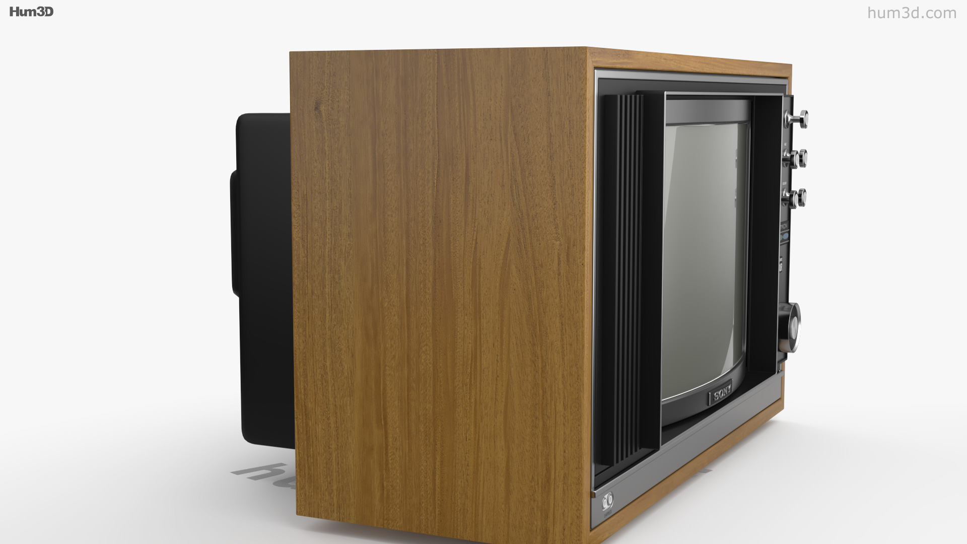 360 view of Sony Trinitron 1970 Television 3D model - 3DModels store