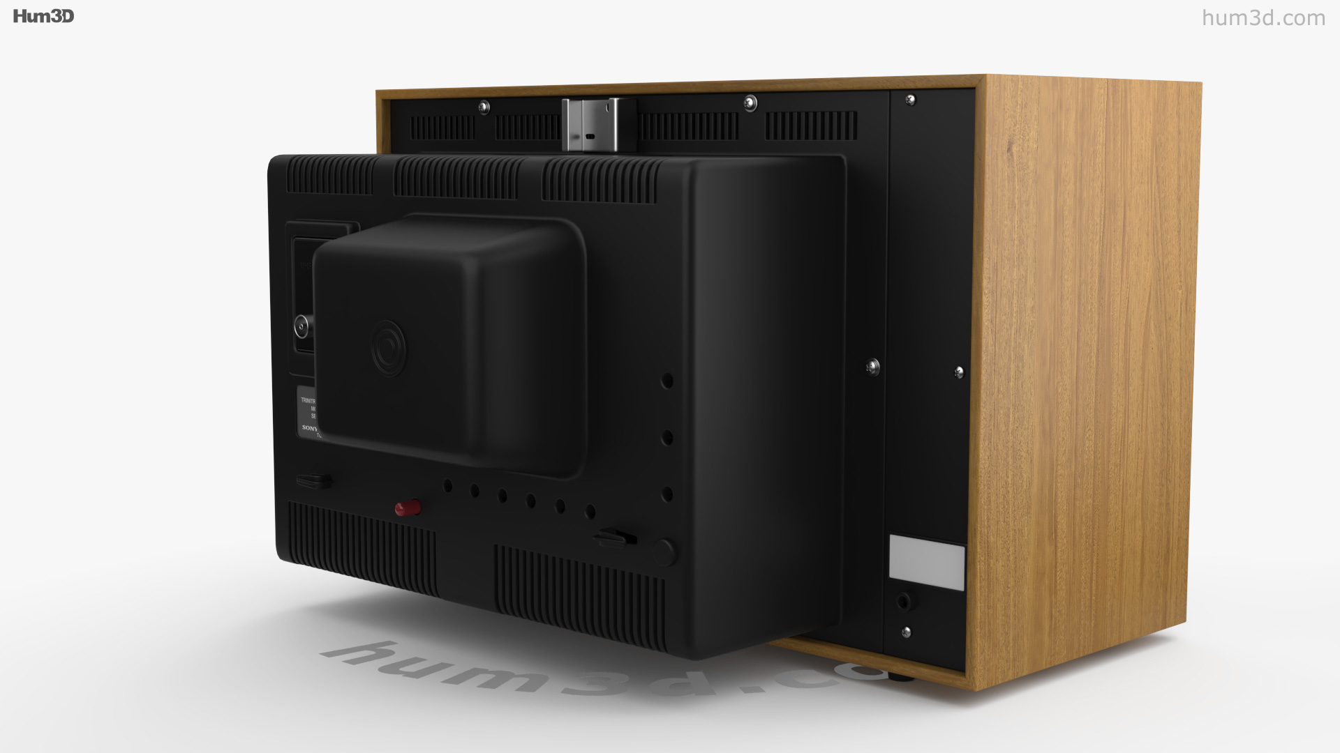 360 view of Sony Trinitron 1970 Television 3D model - 3DModels store