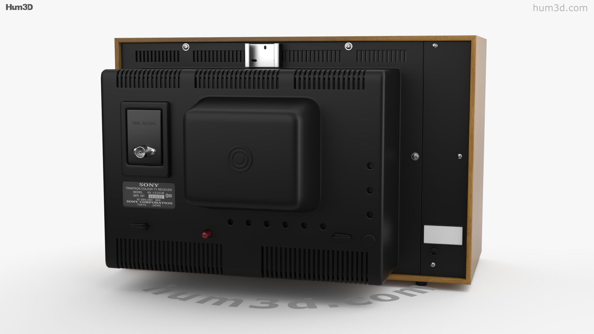 360 view of Sony Trinitron 1970 Television 3D model - 3DModels store