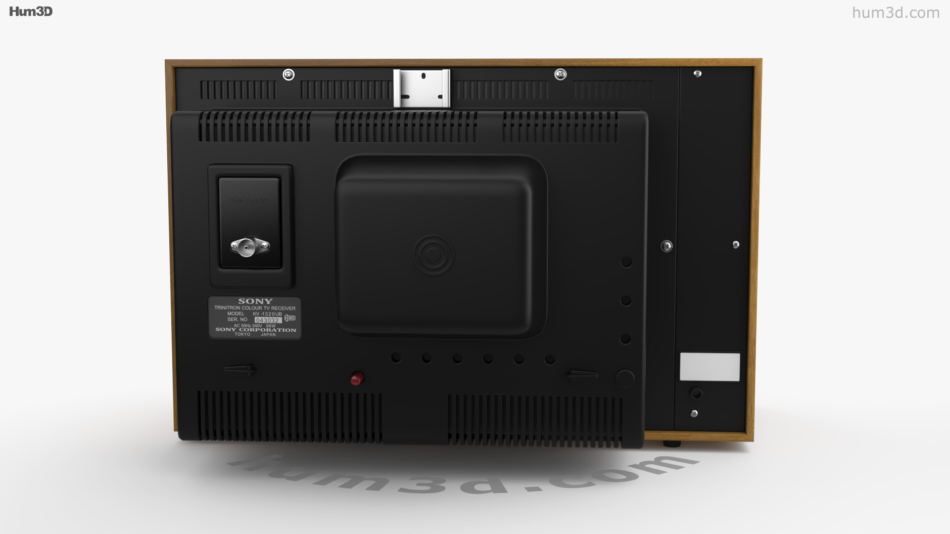 360 view of Sony Trinitron 1970 Television 3D model - 3DModels store