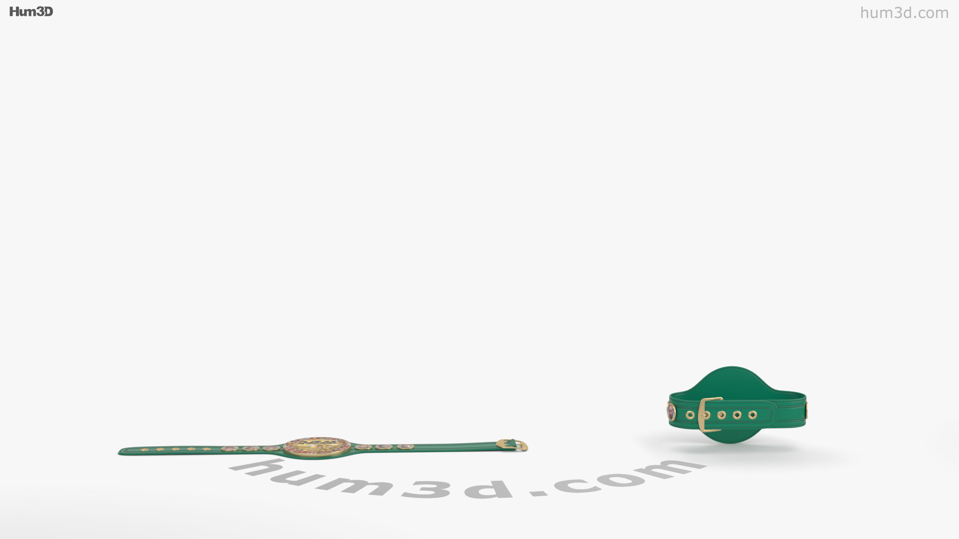 360 view of WBC Heavyweight Champion Belt 3D model - 3DModels store