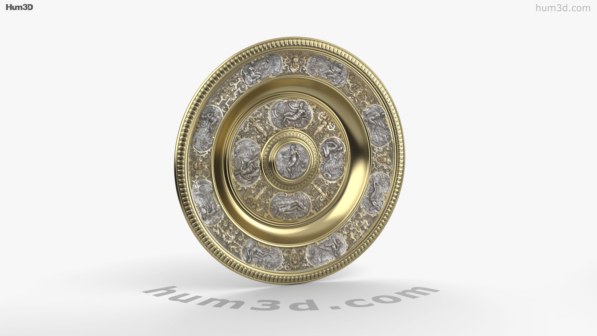360 view of Wimbledon Woman Trophy 3D model - 3DModels store