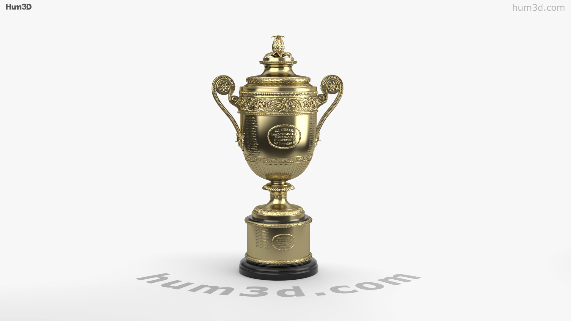 360 view of Wimbledon Man Trophy 3D model - 3DModels store