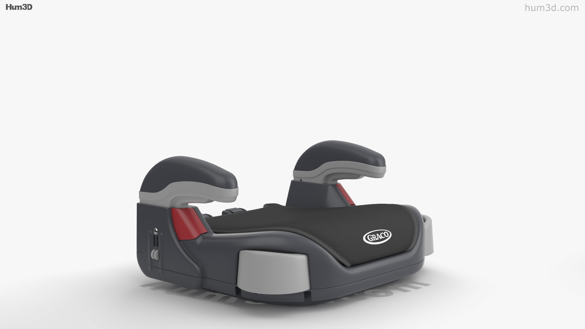 360 view of Graco Child Booster Seat 3D model - 3DModels store
