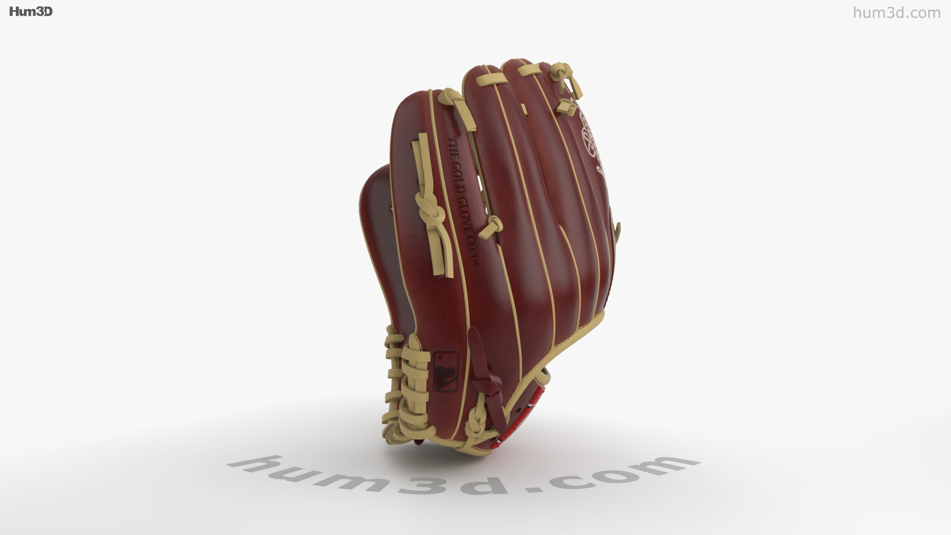360 view of Baseball Glove 3D model - 3DModels store
