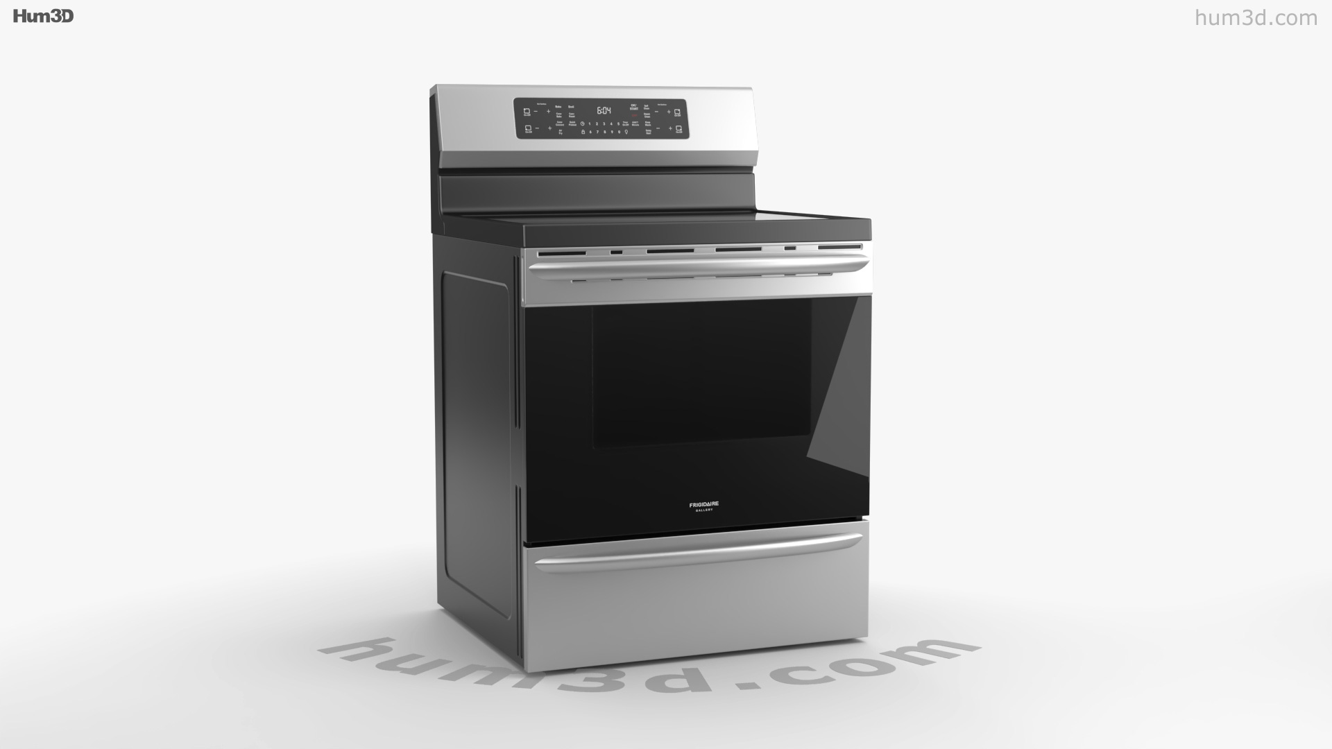 360 view of Frigidaire Gallery 30 inch Freestanding Induction Range 3D ...
