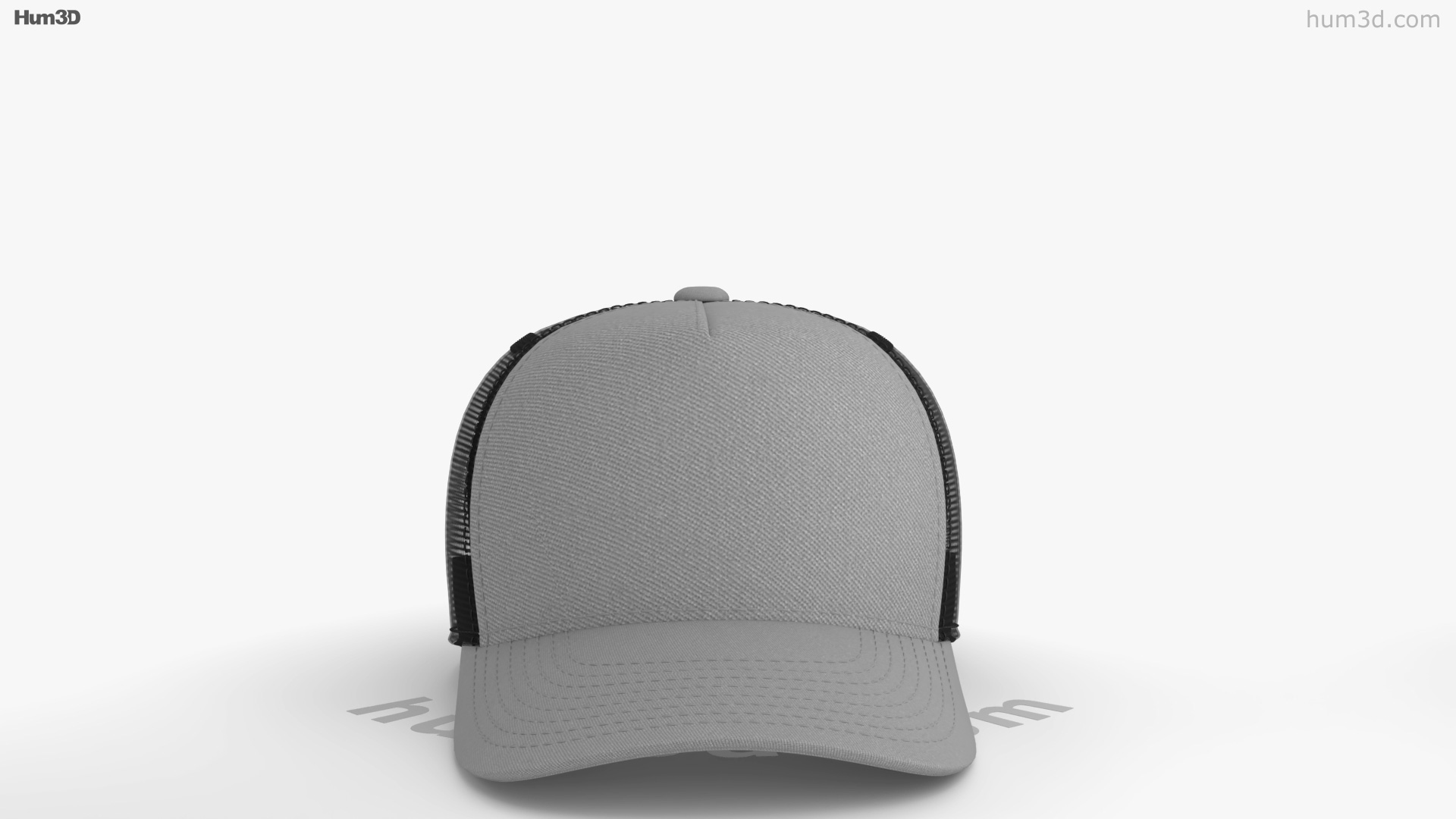 360 view of Five Panel Snapback 3D model - 3DModels store